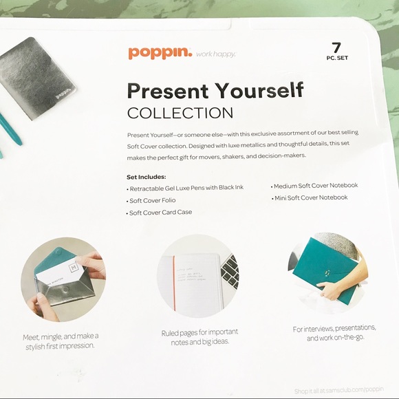 Poppin | Office | Poppin Work Happy Present Yourself Collection Teal 7 ...